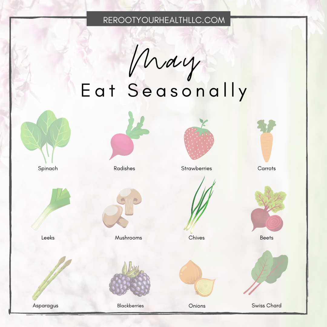 MAY IG Eat in Season – ReRoot Your Health